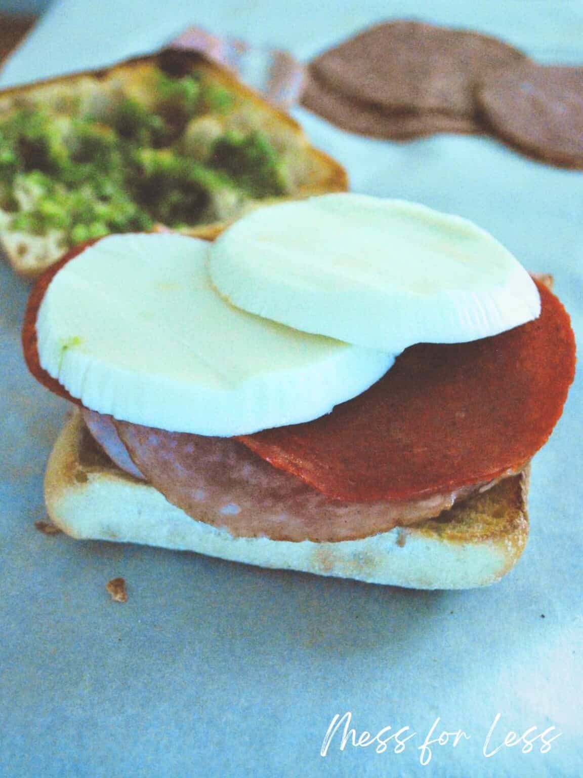 Toasted Italian Sandwich - Mess for Less