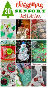 20 Christmas Sensory Activities - Mess for Less