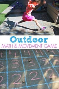Outdoor Math Game - Mess for Less