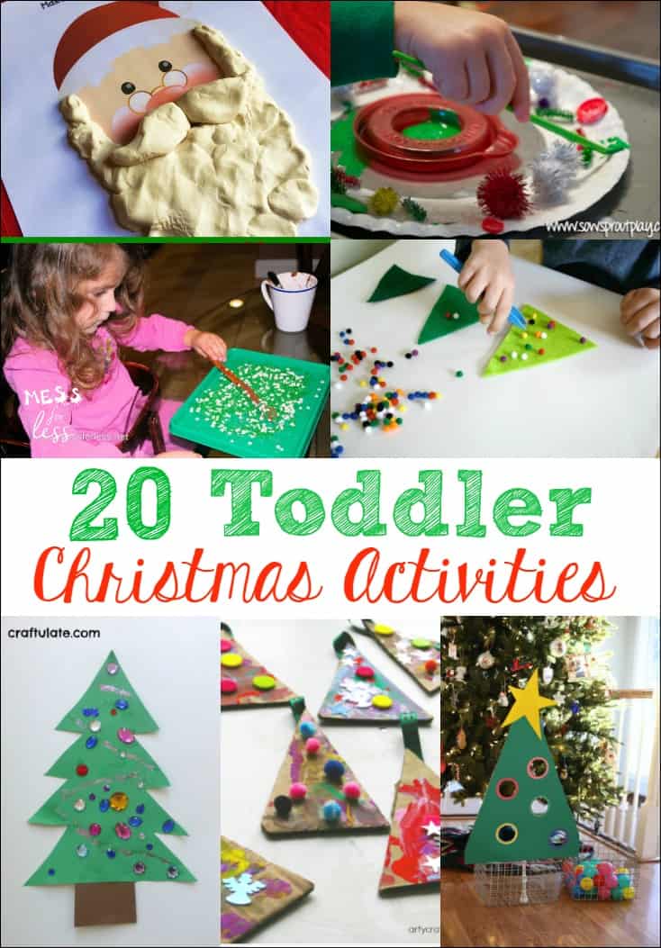 20 Toddler Christmas Activities Mess For Less