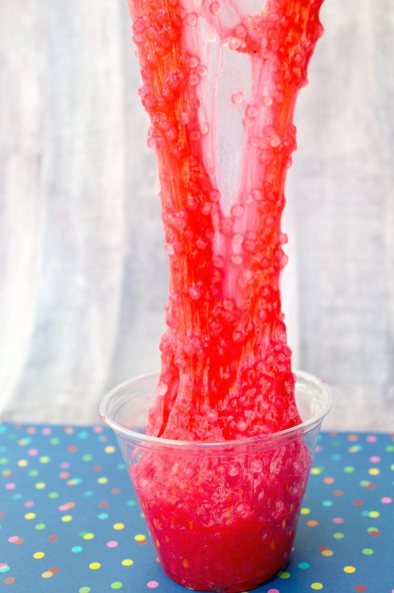 Slushie Slime Recipe - Mess for Less