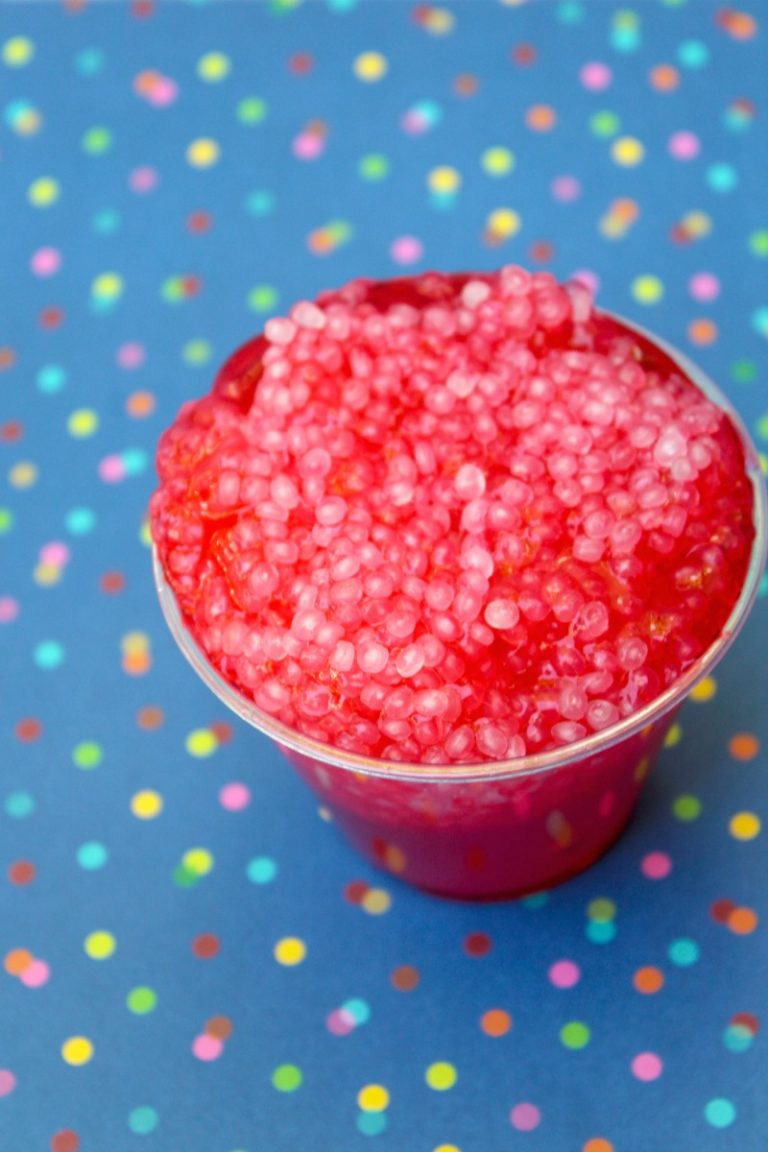 Slushie Slime Recipe - Mess for Less
