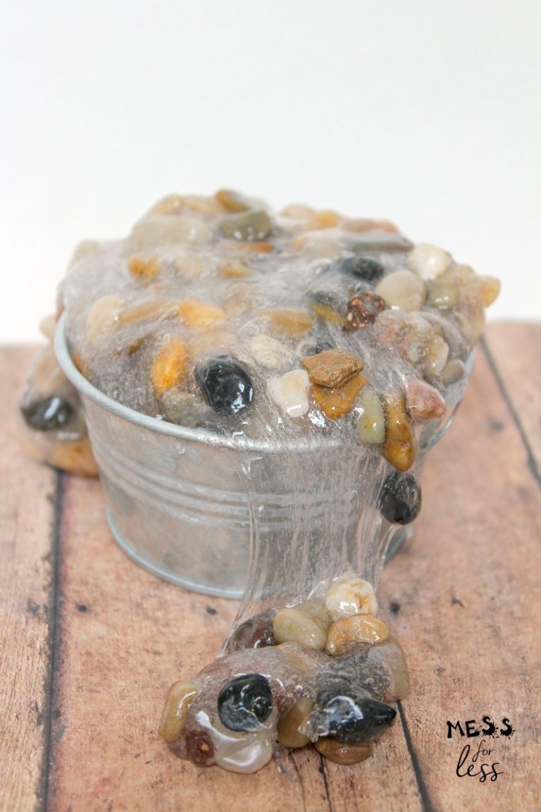 How to Make Rock Slime - Mess for Less