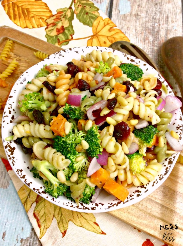 Best Ever Balsamic Pasta Salad Recipe - Mess for Less