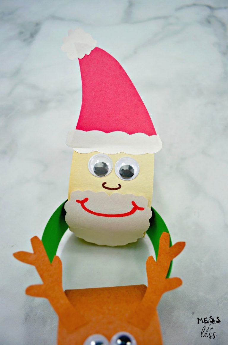 Christmas Paper Chain Craft - Mess for Less