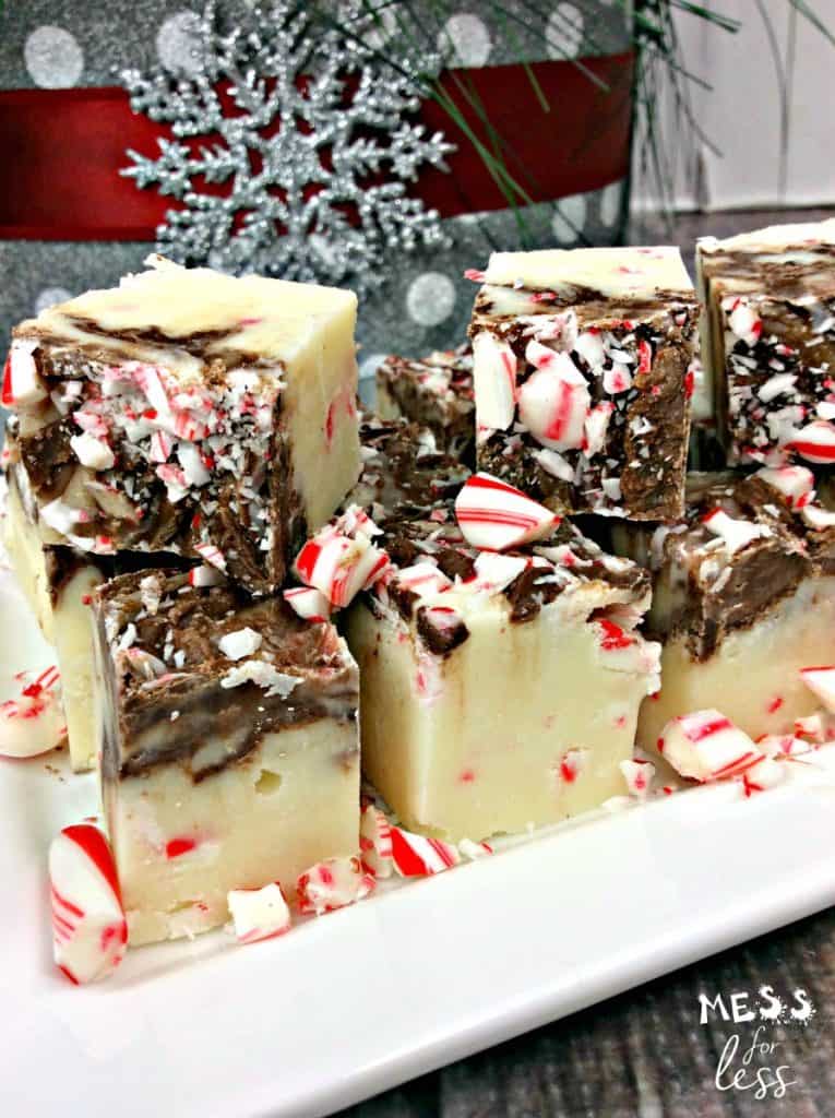 Red White and Blue Fudge Recipe - Mess for Less