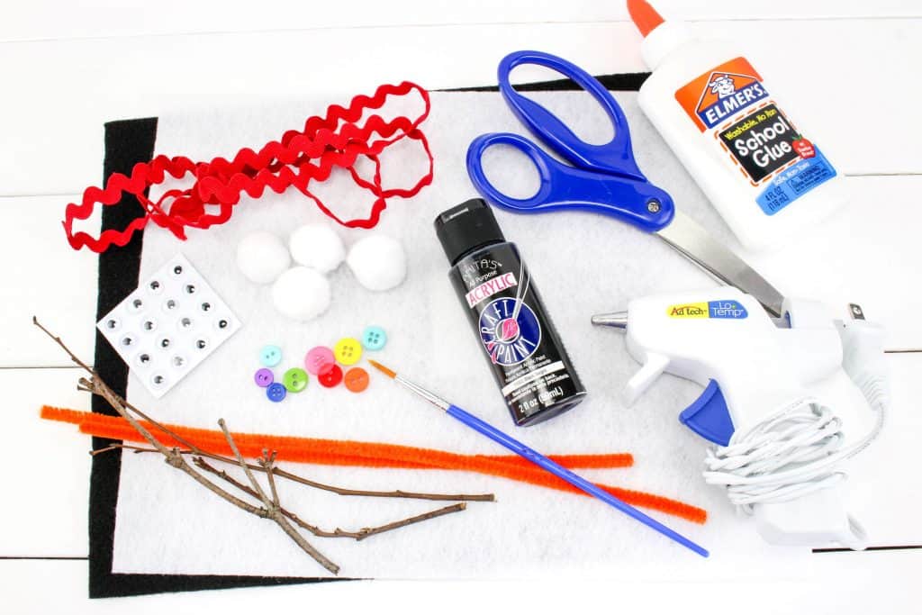 Melting Snowman Craft for Kids - Mess for Less