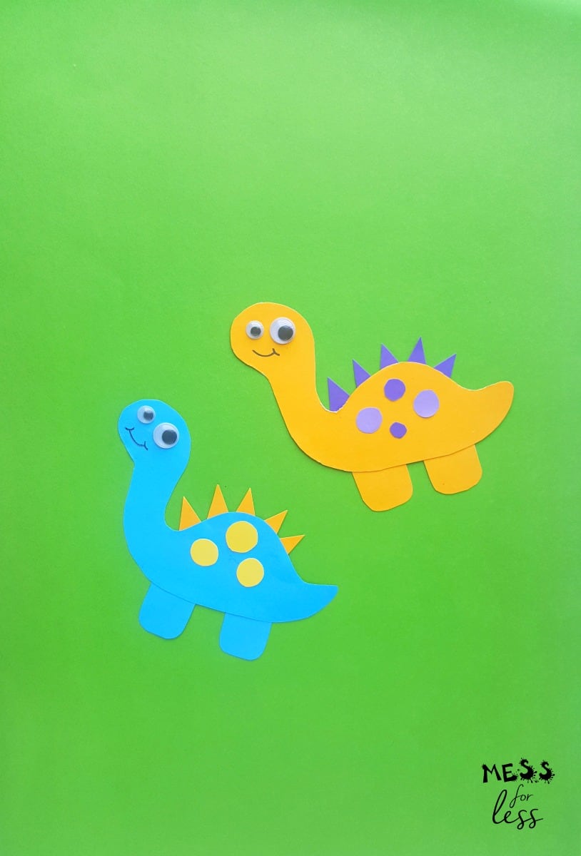 Dinosaur Craft For Kids Mess For Less