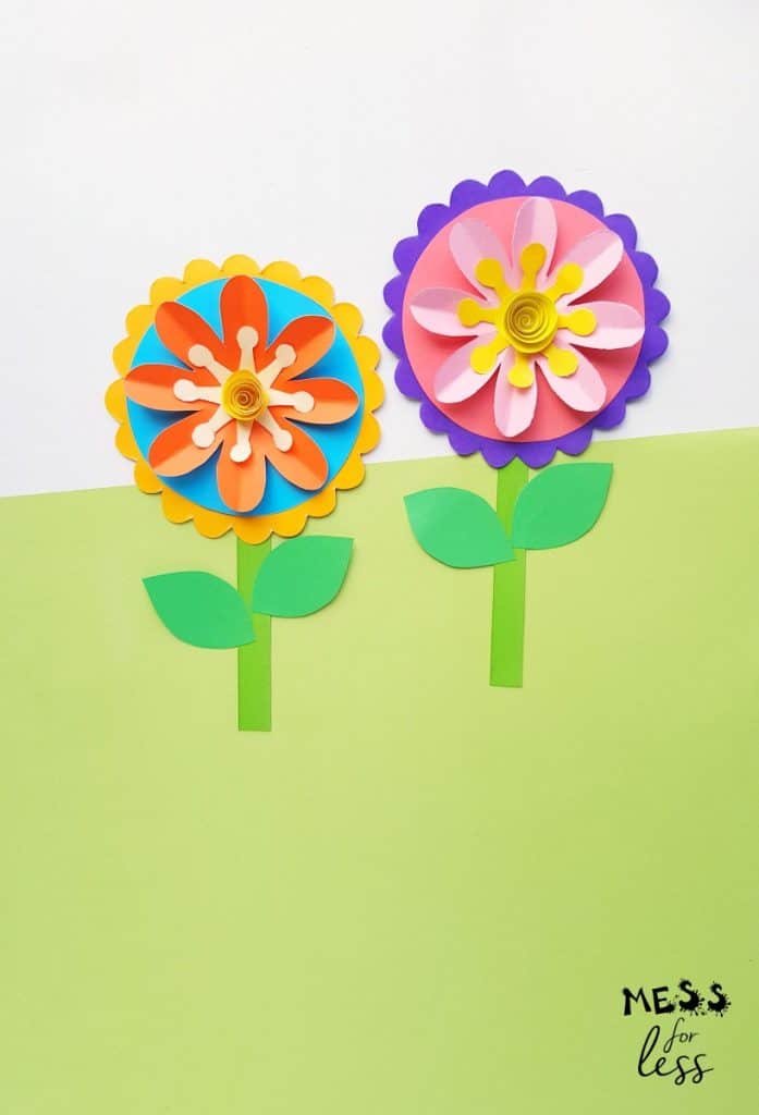 Flower Craft Idea - Mess for Less