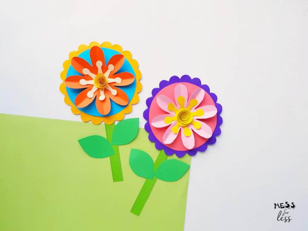 Flower Craft Idea - Mess for Less