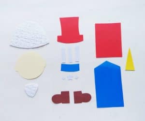 Uncle Sam Craft for Kids - Mess for Less