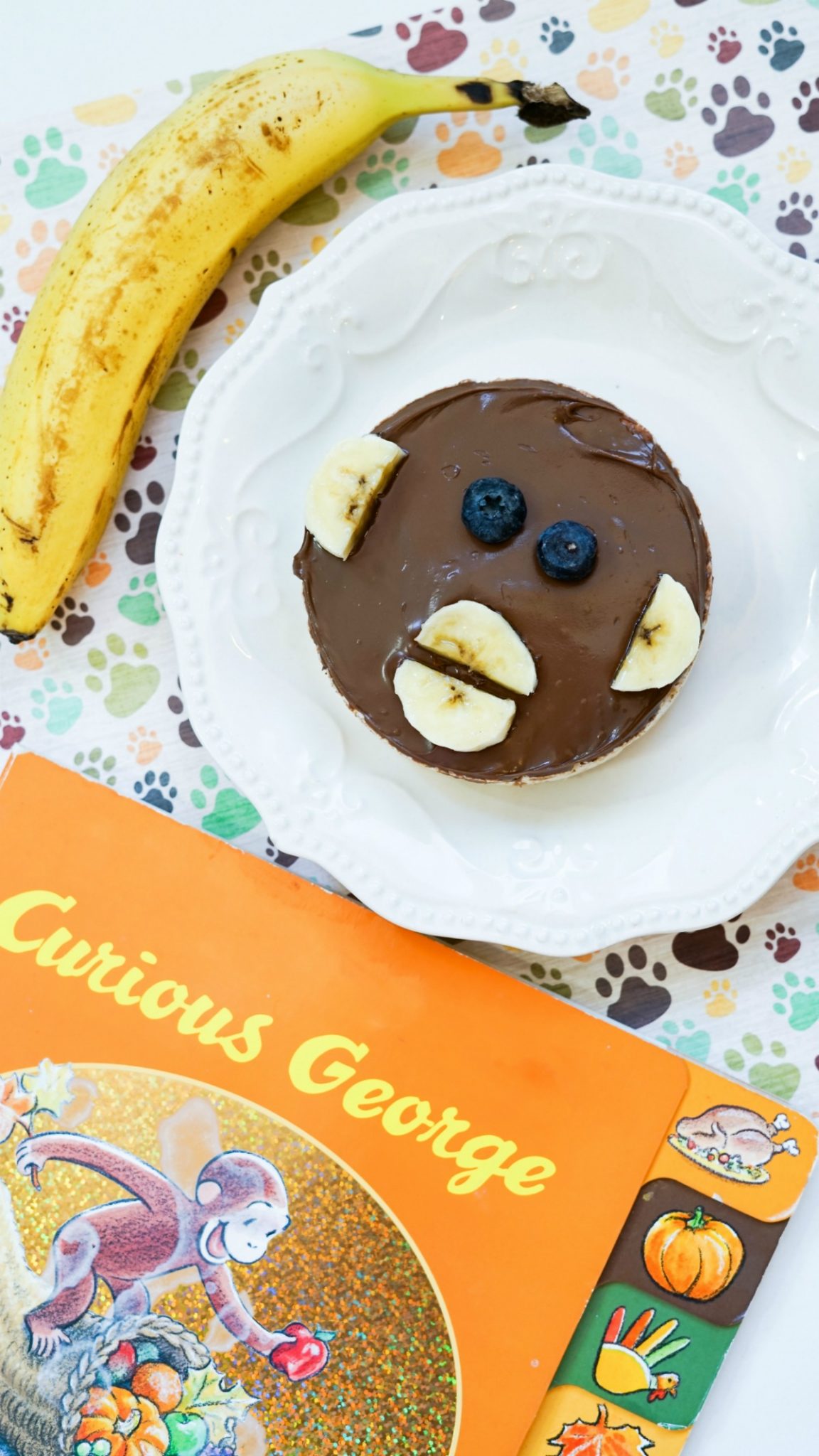 Monkey Rice Cake Curious George Snack - Mess for Less
