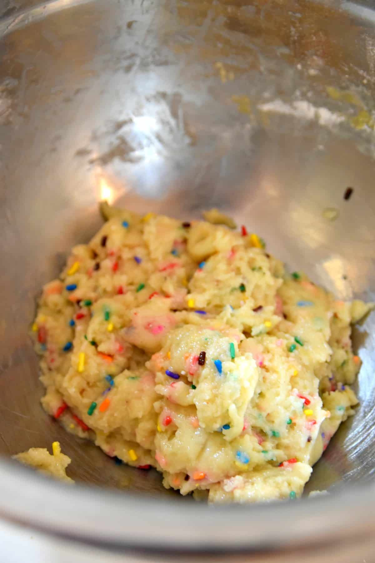 Confetti Cookies With Cake Mix - Mess for Less