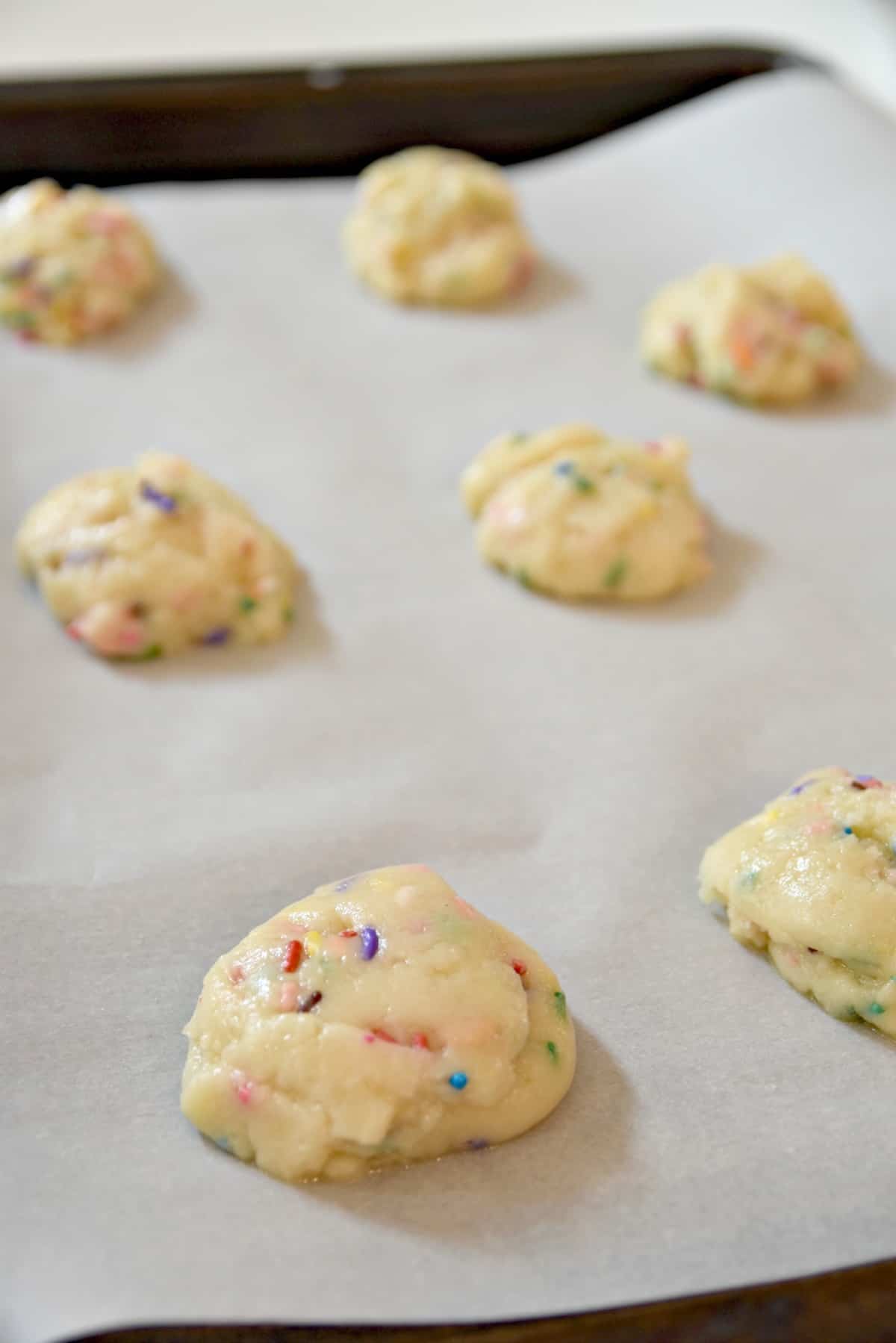 Confetti Cookies With Cake Mix - Mess for Less