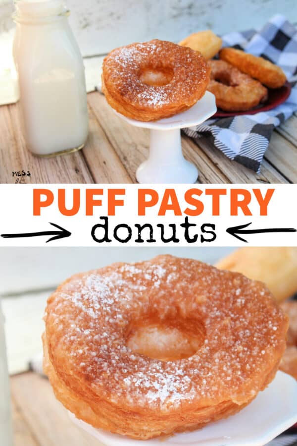 Puff Pastry Donuts - Mess for Less