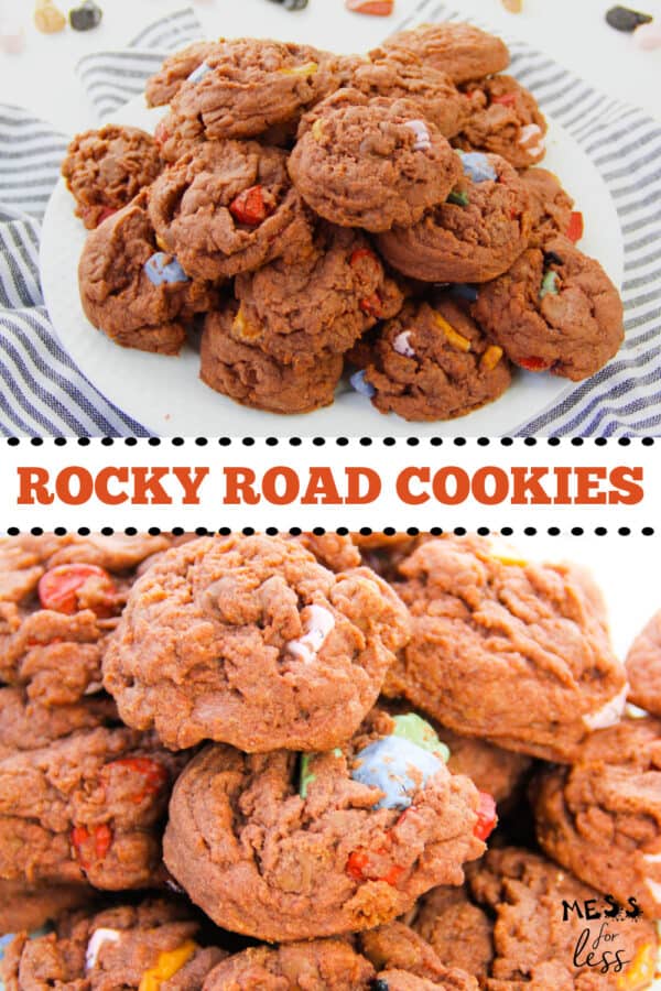 Rocky Road Cookies - Mess for Less