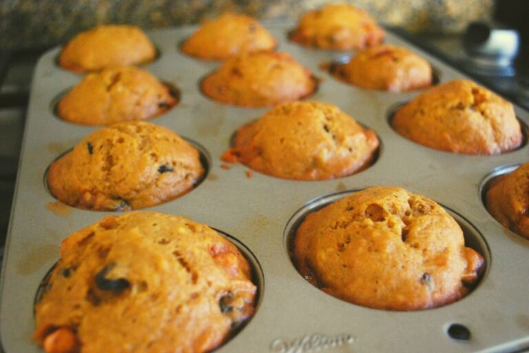 Butterscotch Pumpkin Muffins - Mess for Less