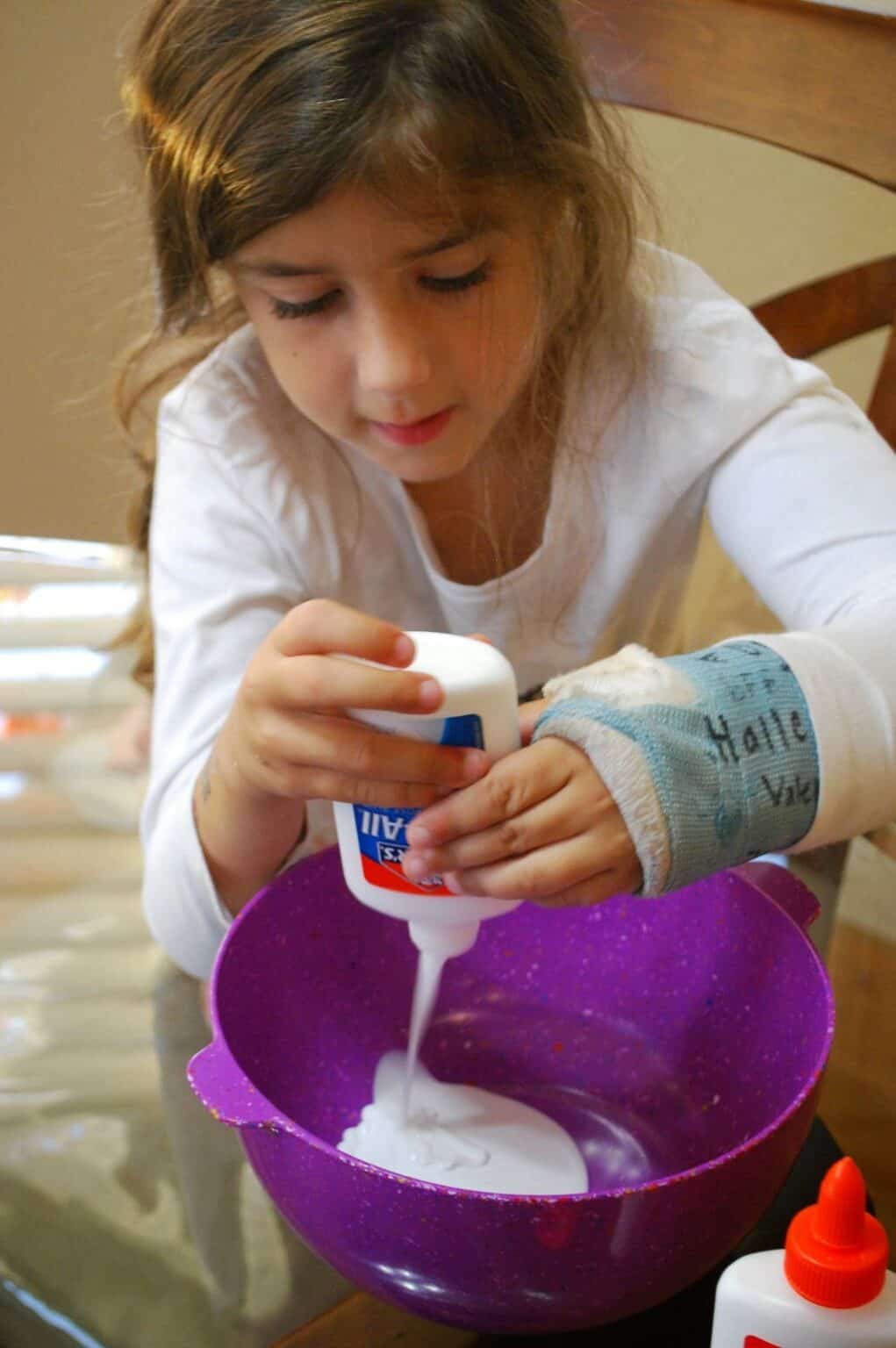 Snow Gak Sensory Play - Mess for Less