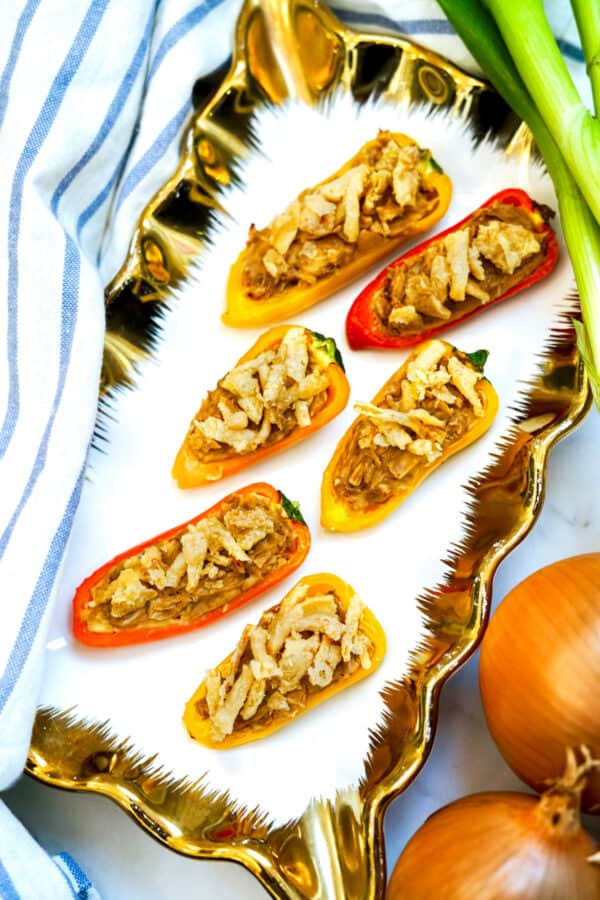 Stuffed Mini Sweet Peppers - Mess for Less