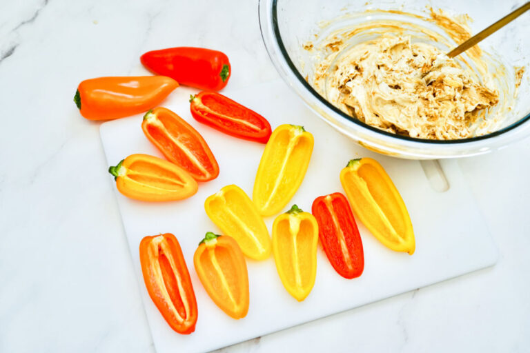 Stuffed Mini Sweet Peppers - Mess for Less