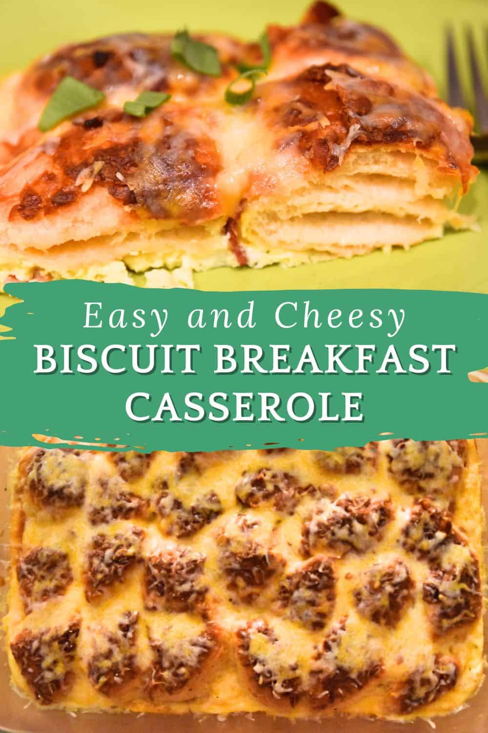 Biscuit Breakfast Casserole - Mess for Less