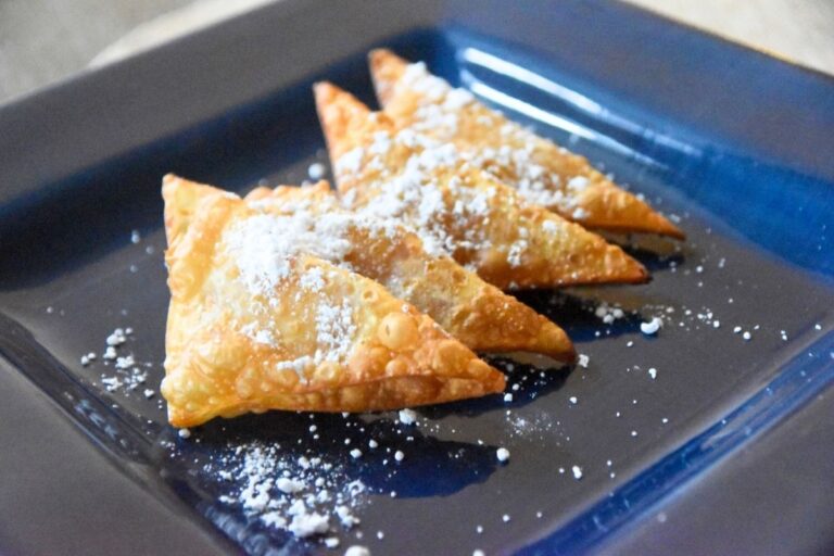 Apple Pie Fried Wonton Recipe - Mess for Less
