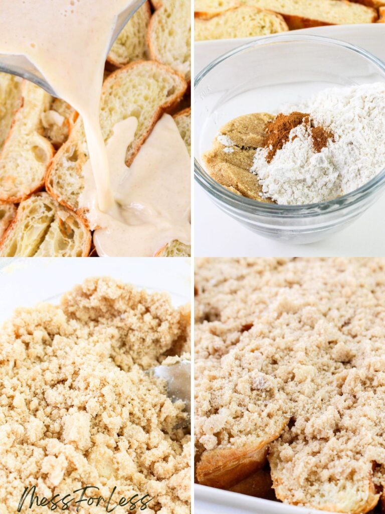 Croissant French Toast Bake - Mess for Less
