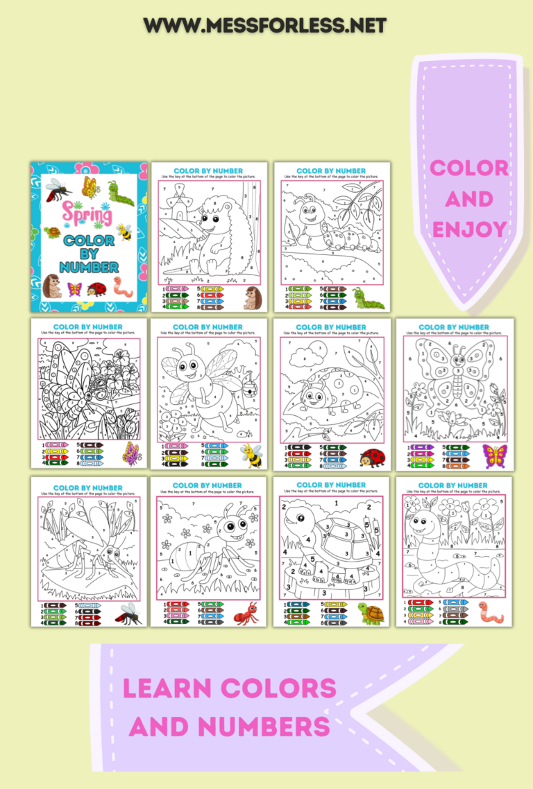 Free Printables and Worksheets - Mess for Less