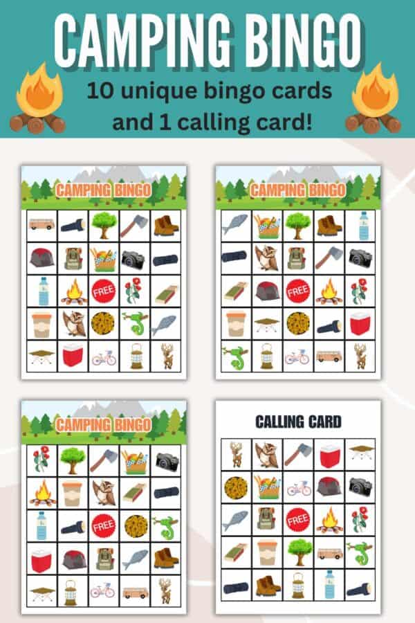 Camping Bingo - Mess for Less