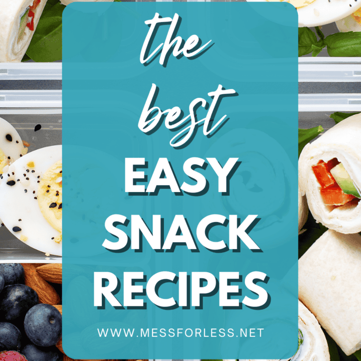Easy Snacks for Kids - Mess for Less