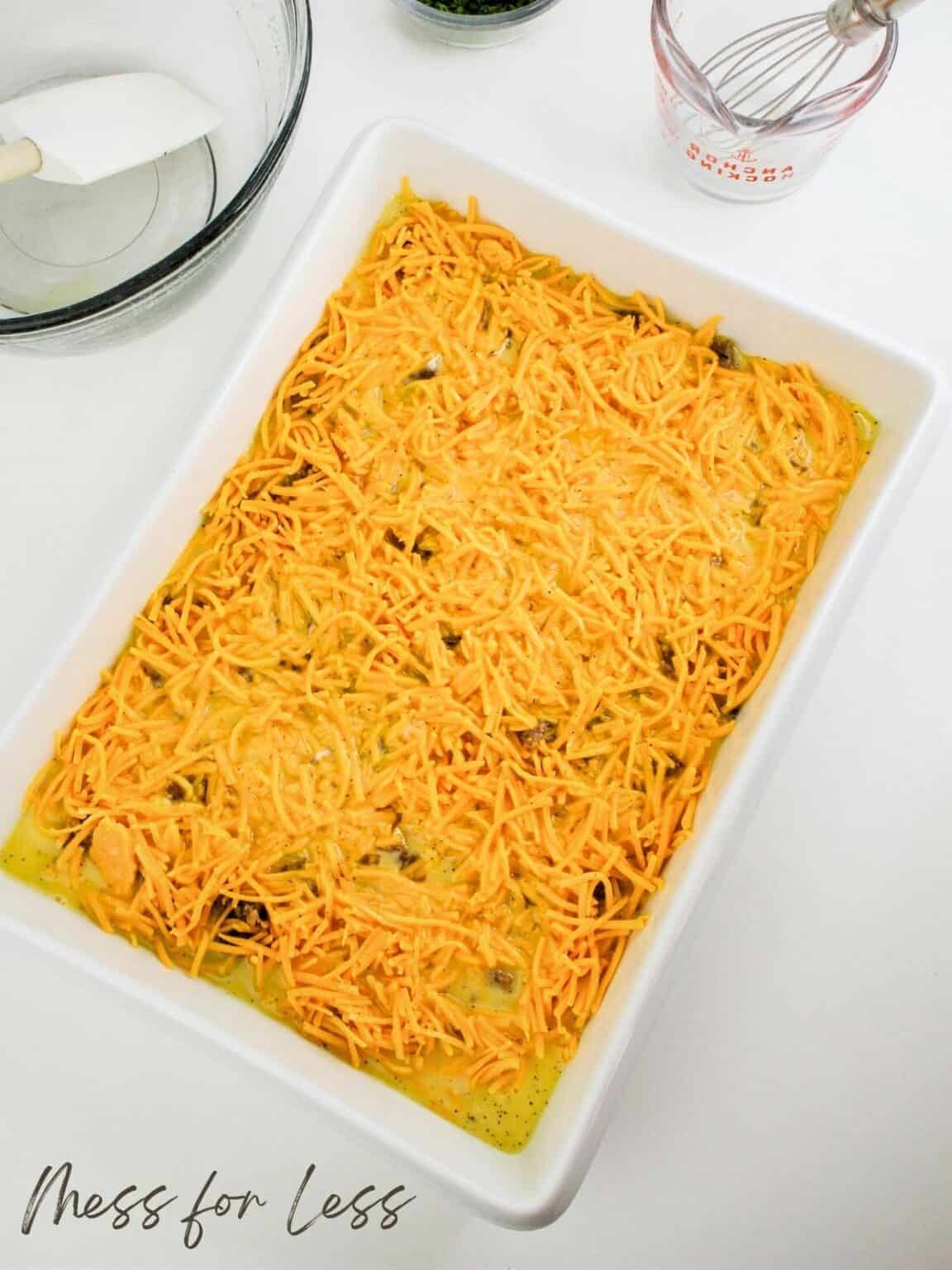 Sausage Biscuit Casserole - Mess for Less