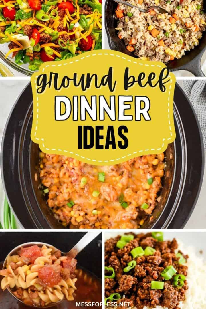Ground Beef Dinner Ideas - Mess for Less
