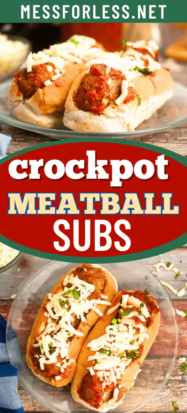 Crockpot Meatball Subs Recipe - Mess for Less