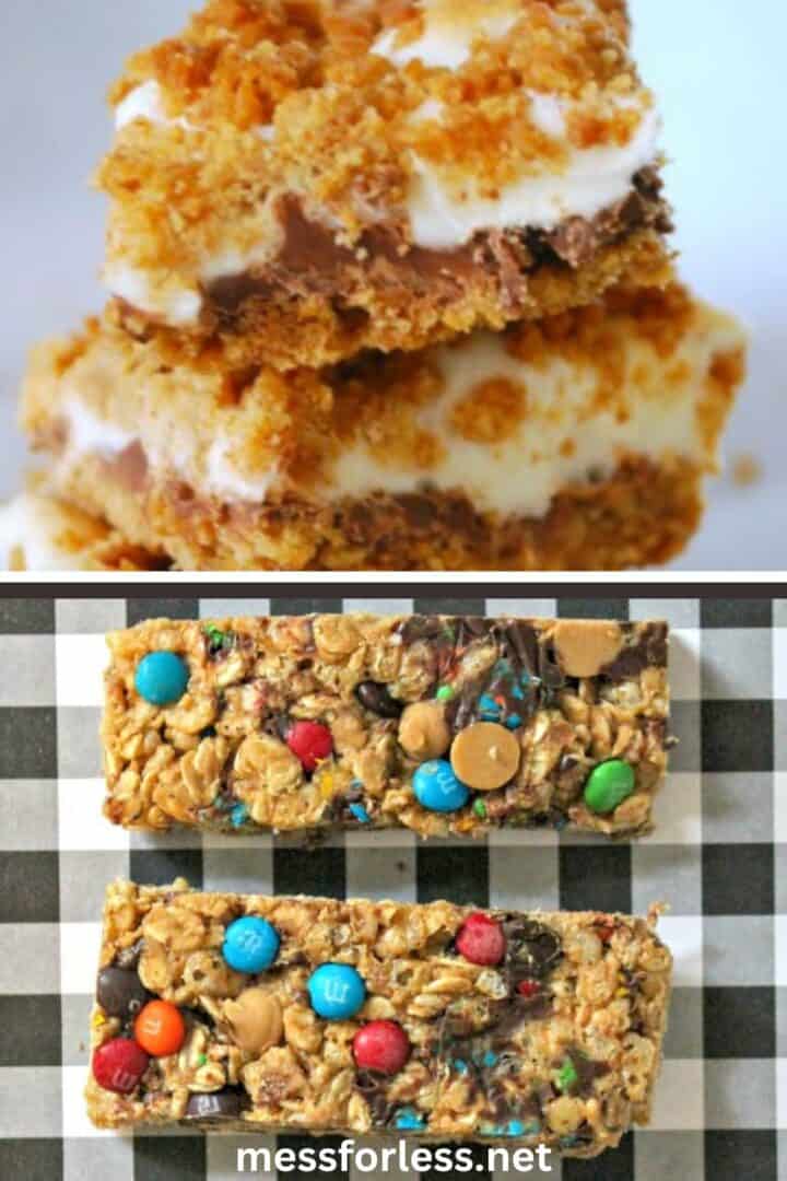 Homemade Bars Recipes - Mess for Less