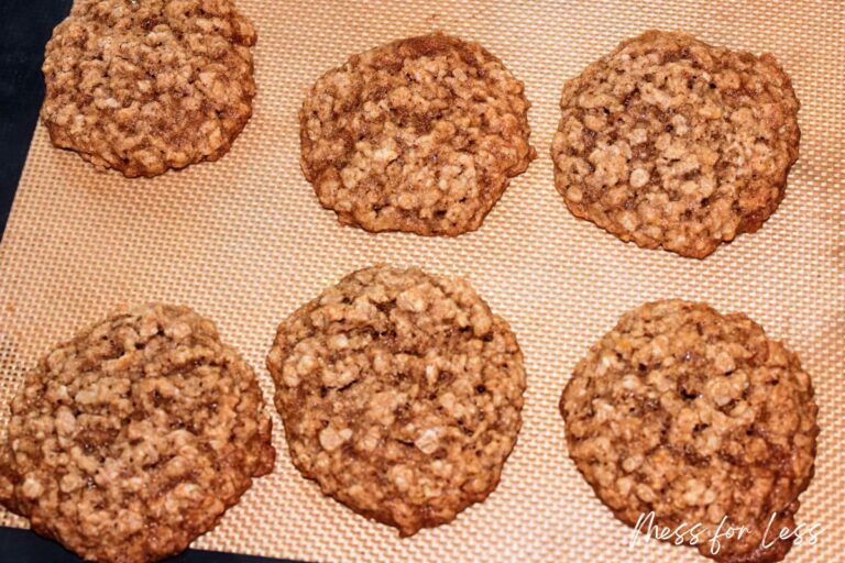 Easy Oatmeal Cookies Recipe - Mess for Less
