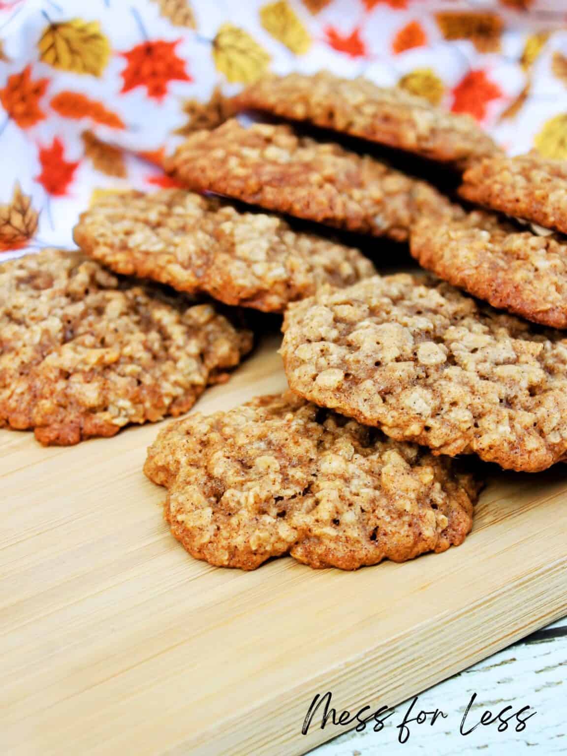 Easy Oatmeal Cookies Recipe - Mess for Less