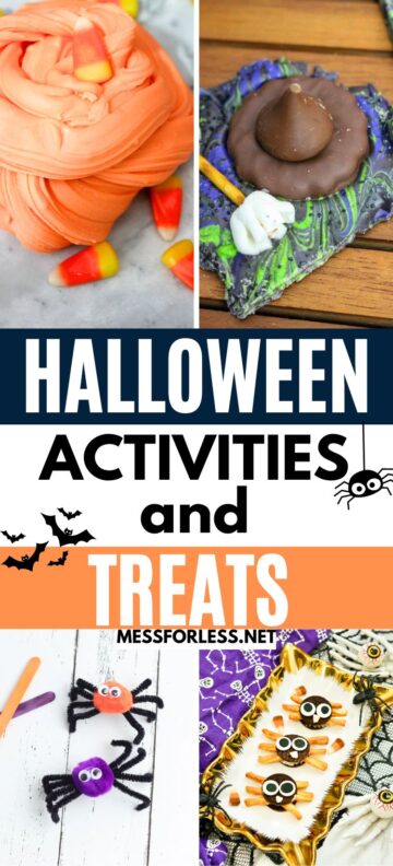 Halloween Activities and Halloween Food - Mess for Less