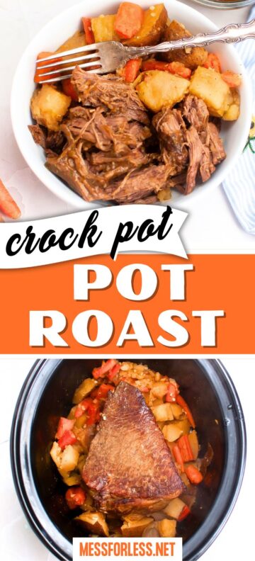 Pot Roast Crock Pot Recipe - Mess for Less