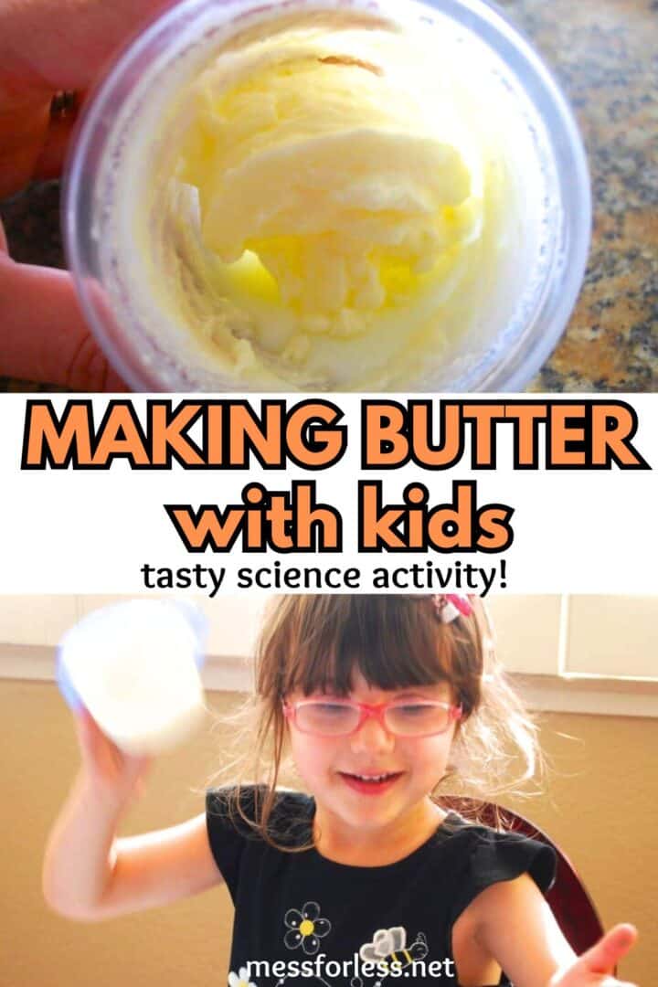 How to Make Butter with Kids (Easy Homemade Butter) - Mess for Less