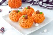 Rice Krispie Pumpkins Recipe - Mess for Less