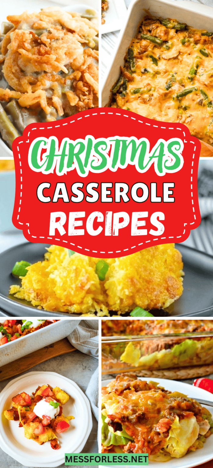 Christmas Casserole Recipes - Mess for Less