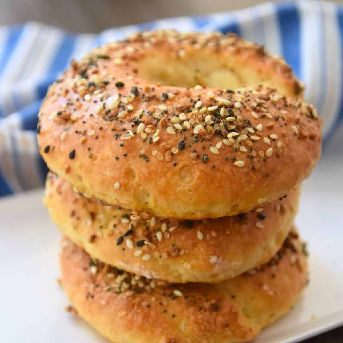 Cottage Cheese Bagels - Mess for Less