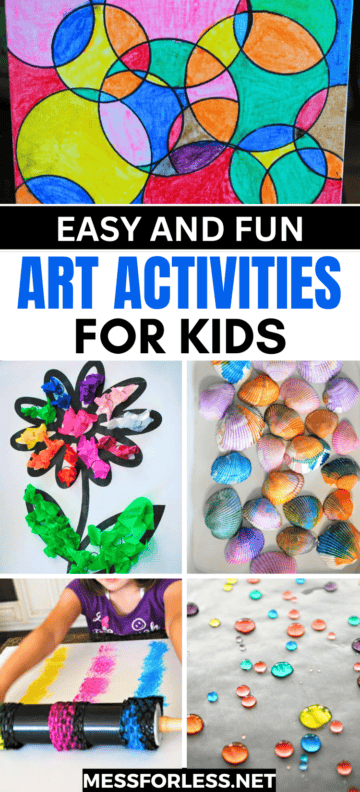 Art Activities For Kids - Mess for Less