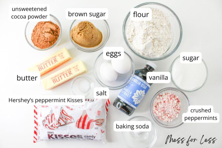 Chocolate Peppermint Blossoms Recipe - Mess for Less