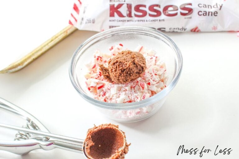 Chocolate Peppermint Blossoms Recipe - Mess for Less