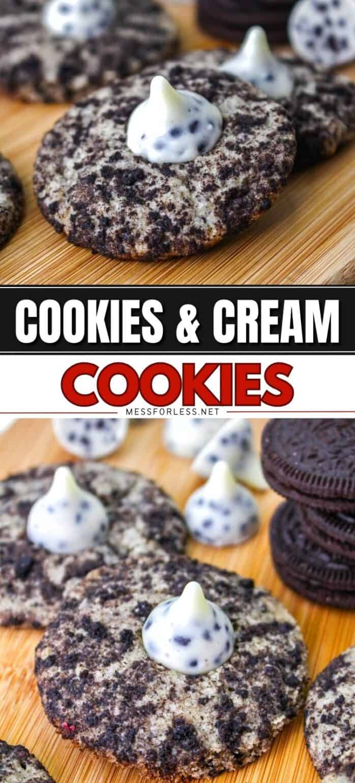 Cookies and Cream Cookie Recipe - Mess for Less