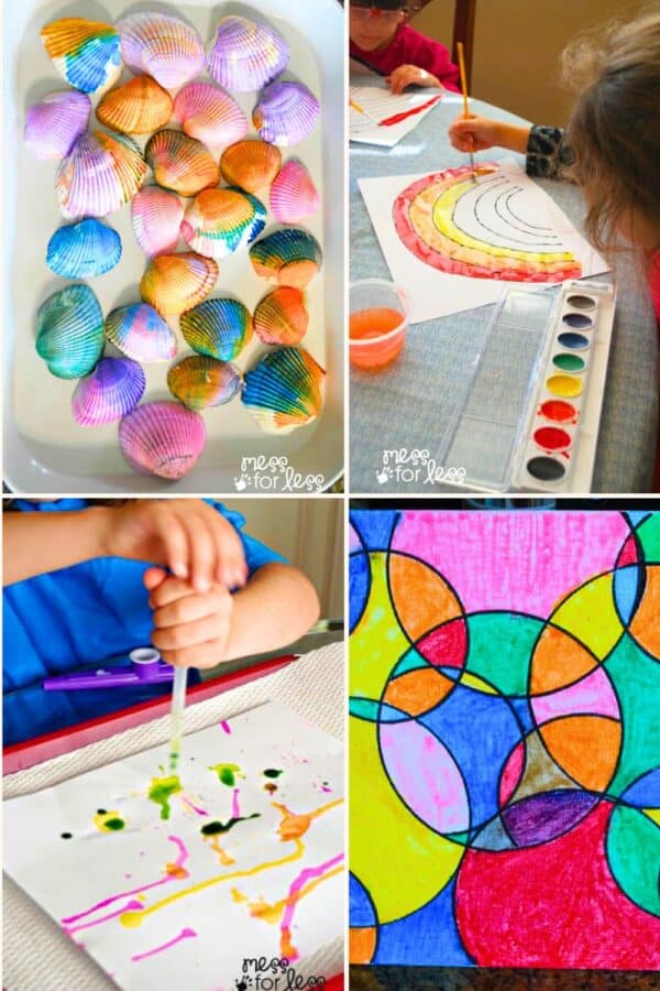 Art Activities For Kids - Mess for Less