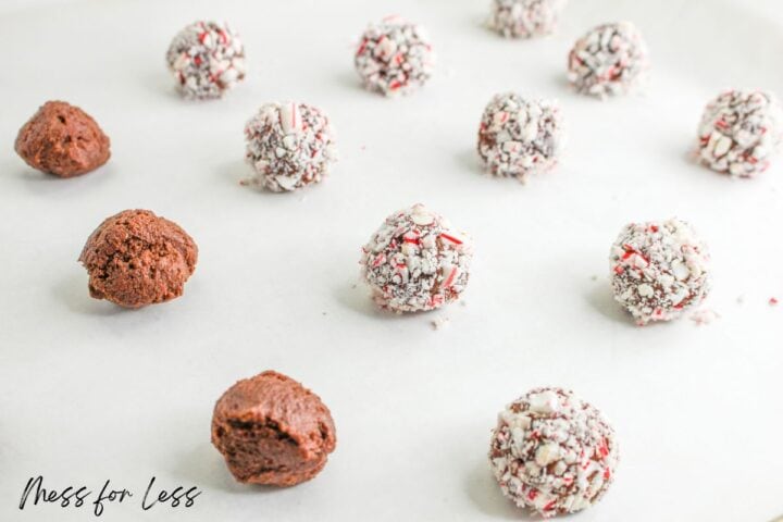 Chocolate Peppermint Blossoms Recipe - Mess for Less