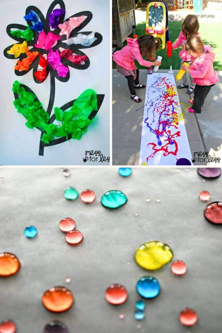 Art Activities For Kids - Mess for Less