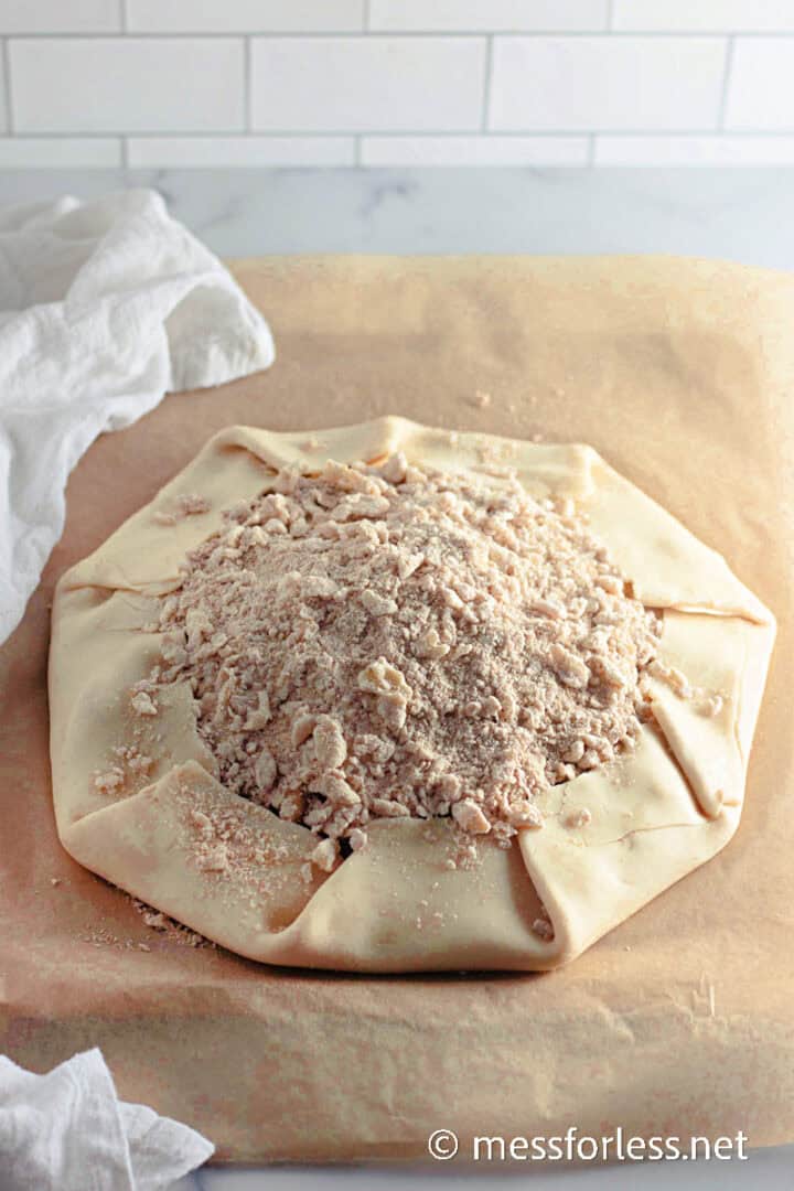 Apple Crumb Galette Recipe - Mess for Less
